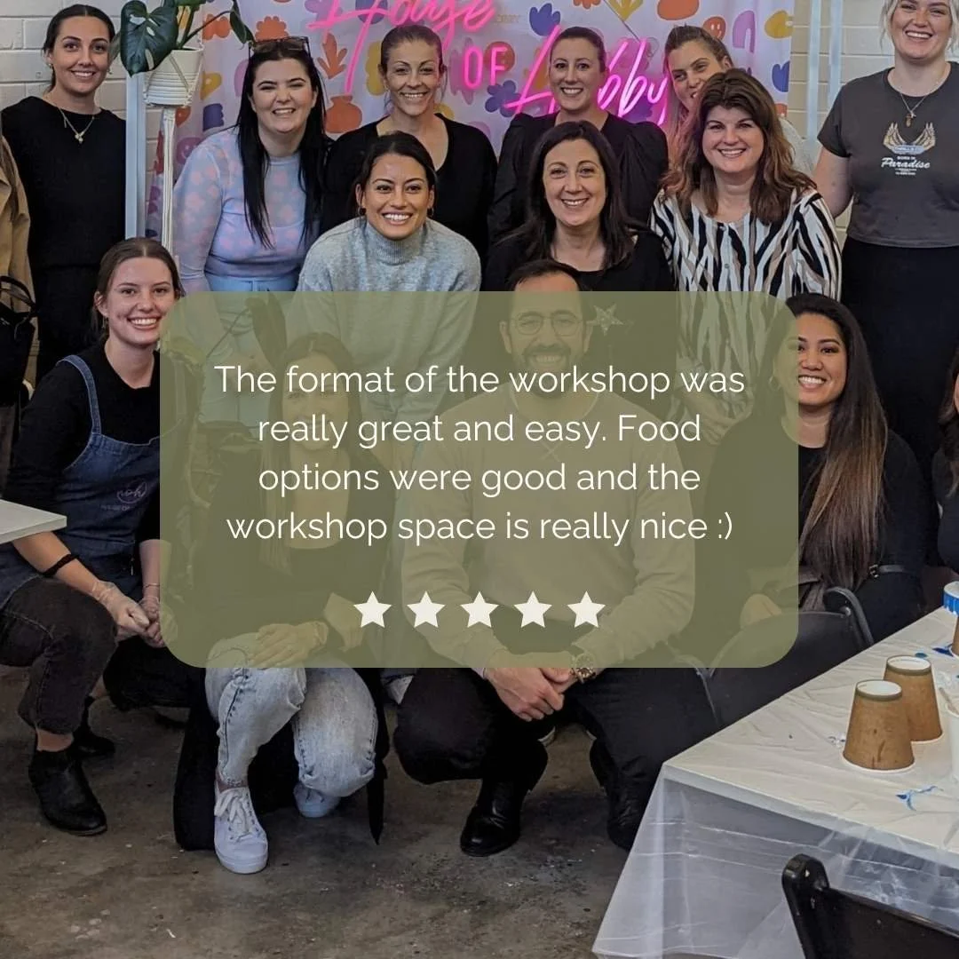 Team Experiences — House of Hobby - Perth Creative Workshops