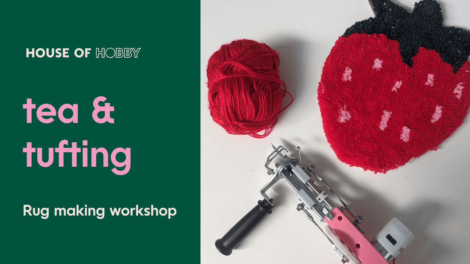 Tea & Tufting - Rug making workshop — House of Hobby - Perth Creative ...