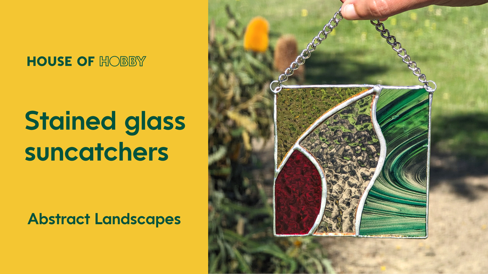 Stained Glass Suncatchers - Abstract Landscapes — House of Hobby ...
