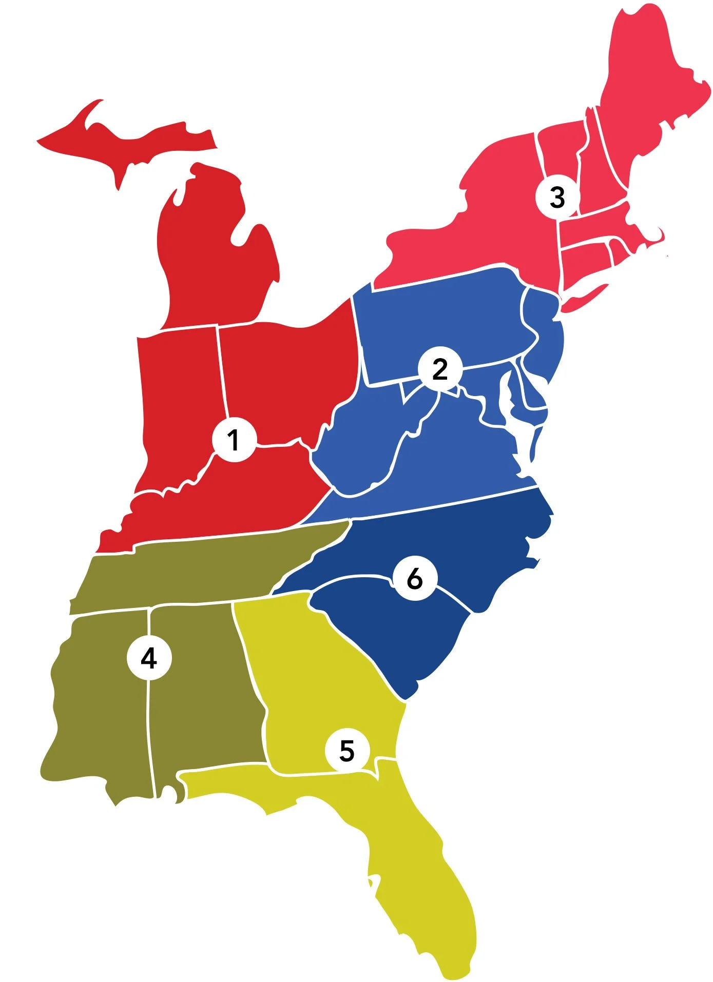 Eastern Region — ROMAC INDUSTRIES