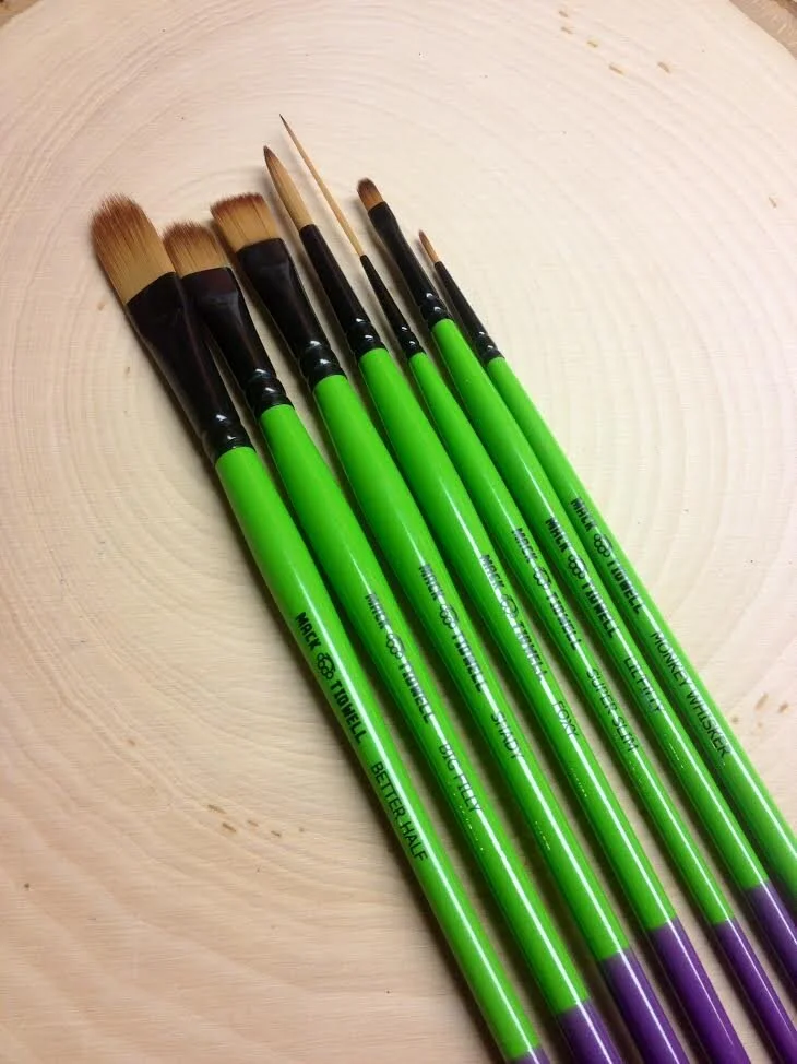 MONSTER STIX - 7 Piece Brush Set — Humantree.com – The art of Jeral Tidwell