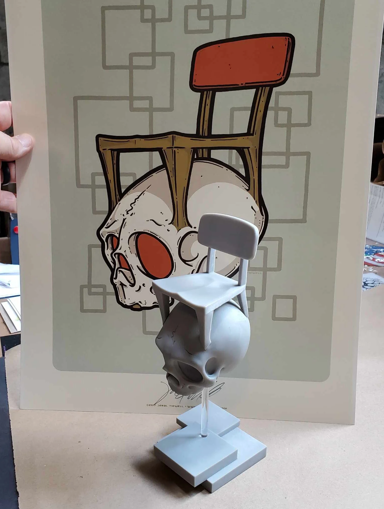 CHAIR SKULL DIY RESIN KIT — Humantree.com – The art of Jeral Tidwell