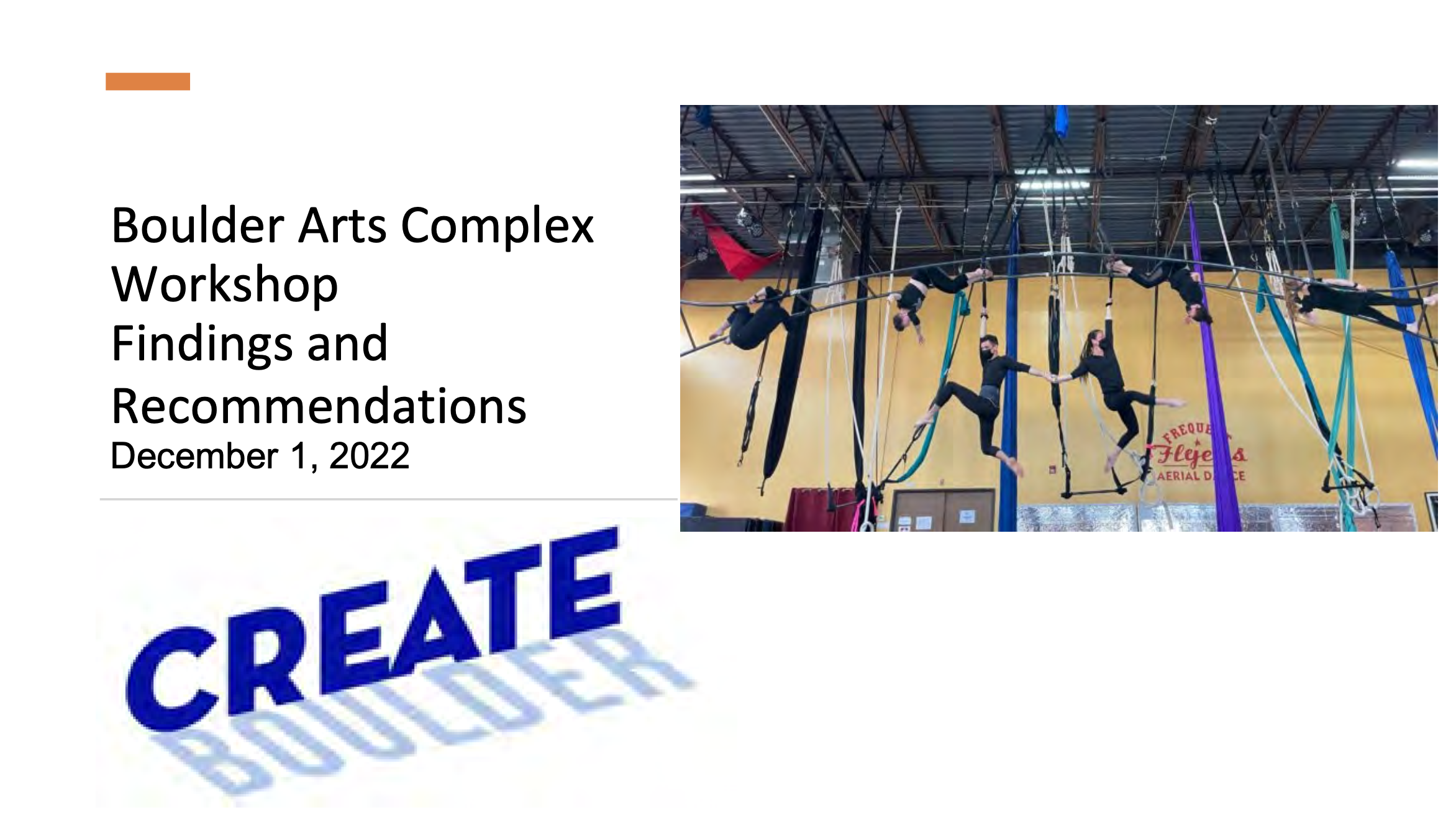 Boulder Arts Complex Workshop — CREATE BOULDER