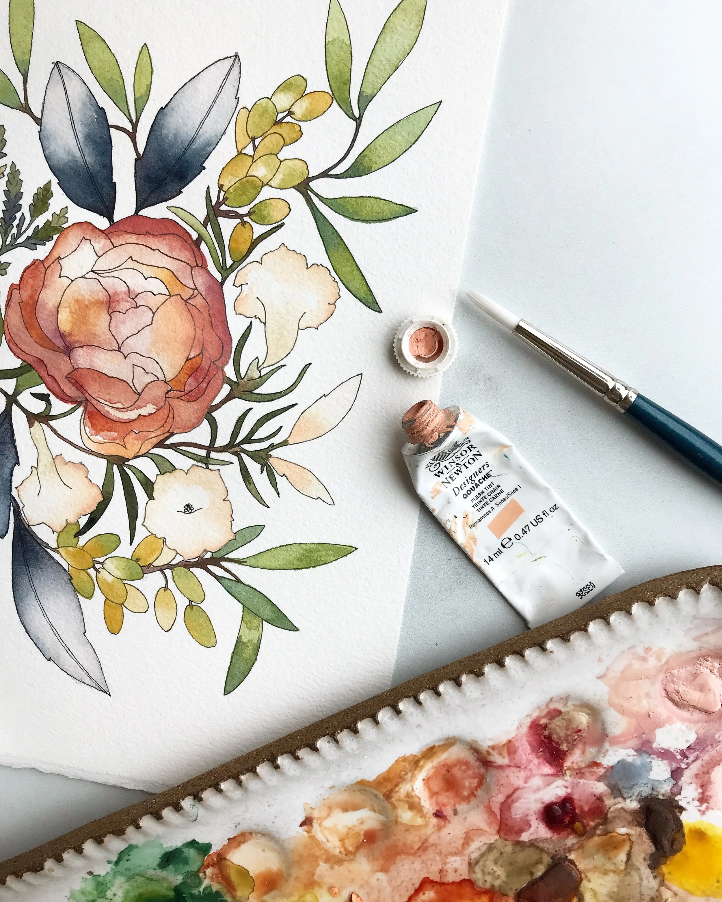 Flower Painting Club — The Mint Gardener