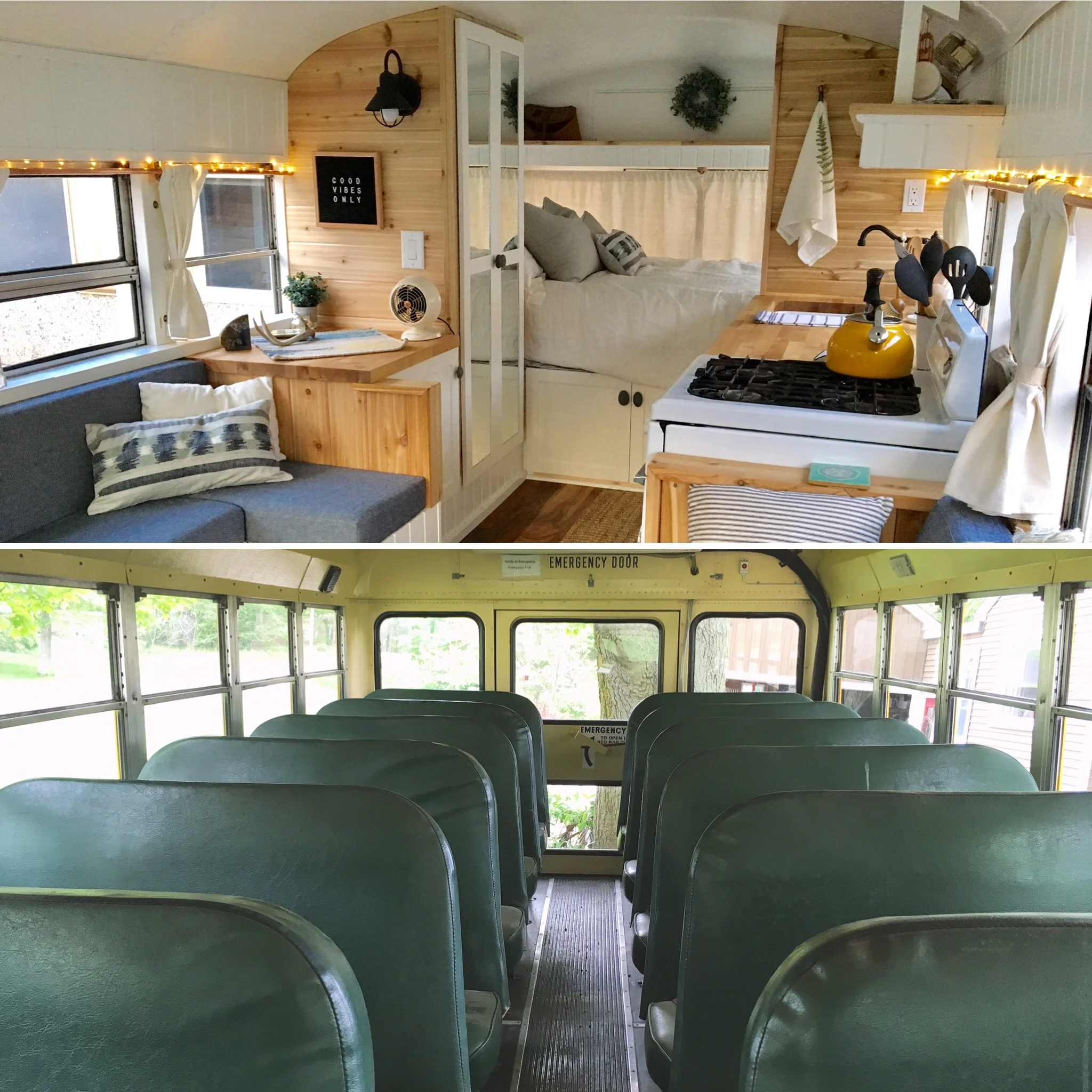 Custom School Bus Interior