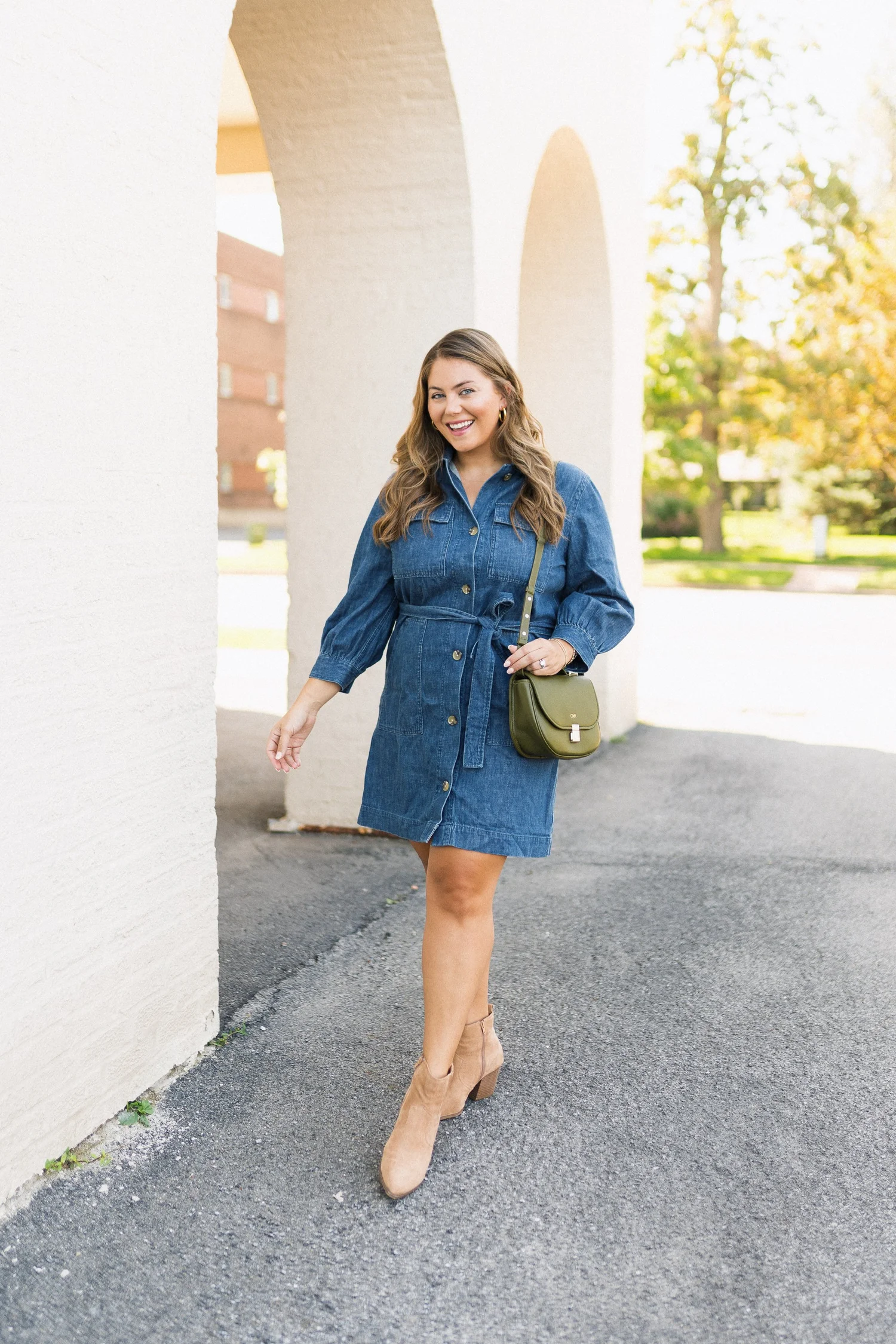 4 Ways to Style A Denim Dress — Caralyn Mirand Koch