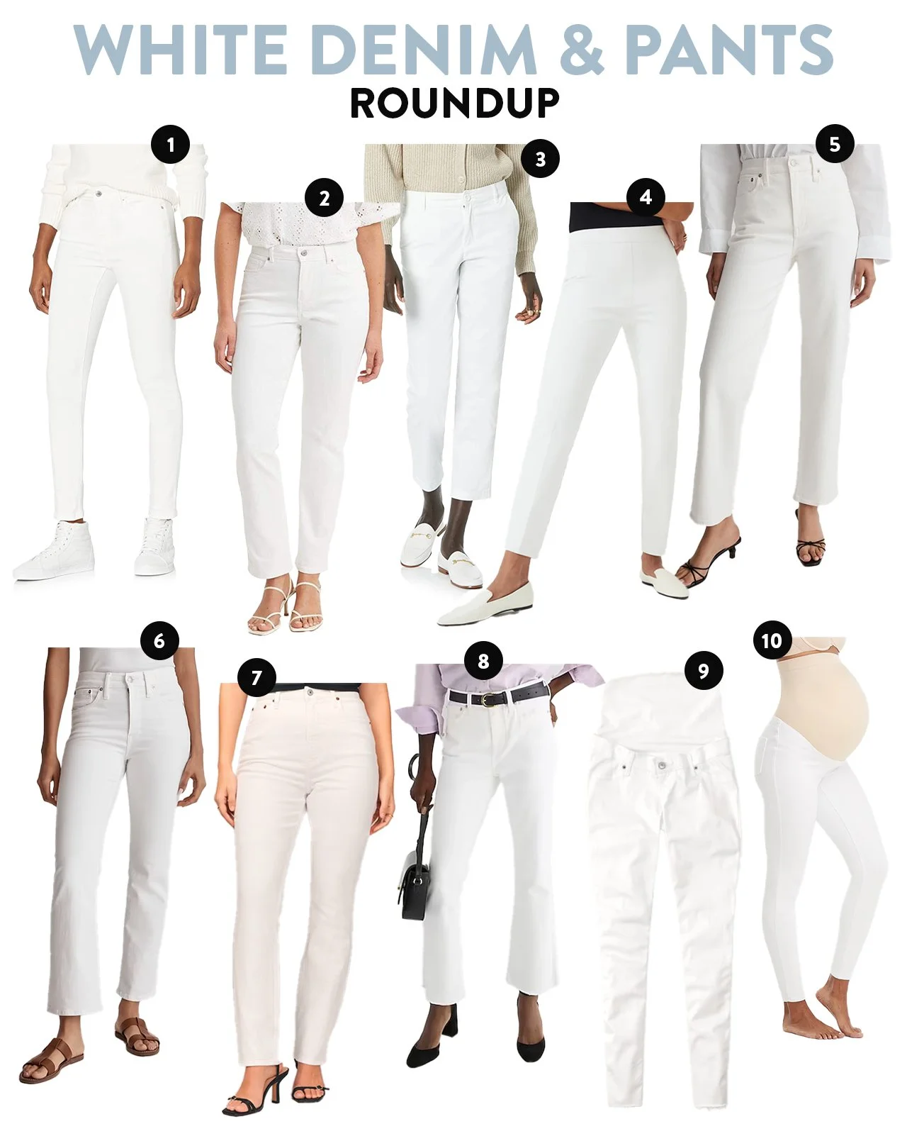 4 Ways to Style White Denim — Caralyn Mirand Koch