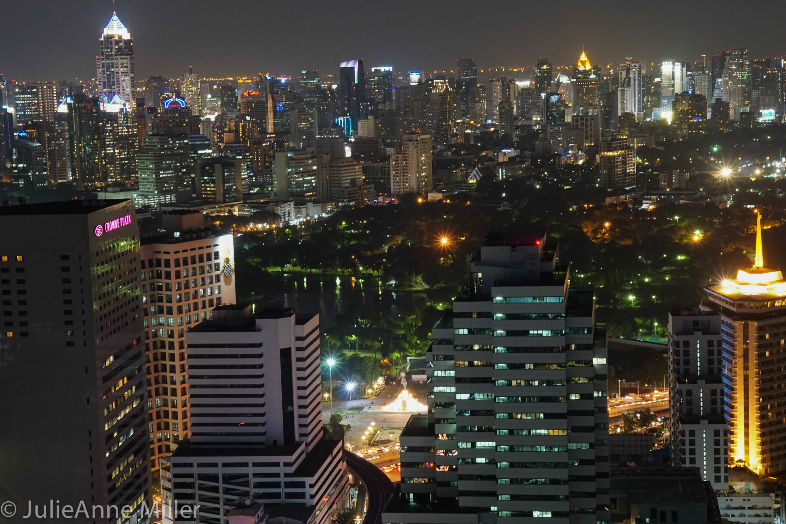 Bangkok Skyline At Night