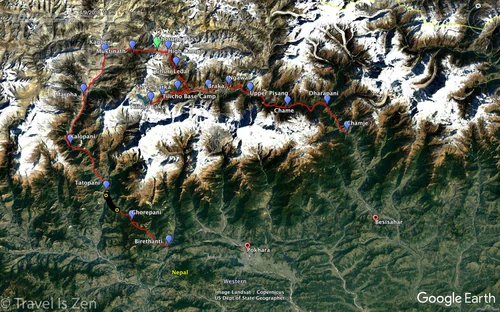 Nepal Map Google
