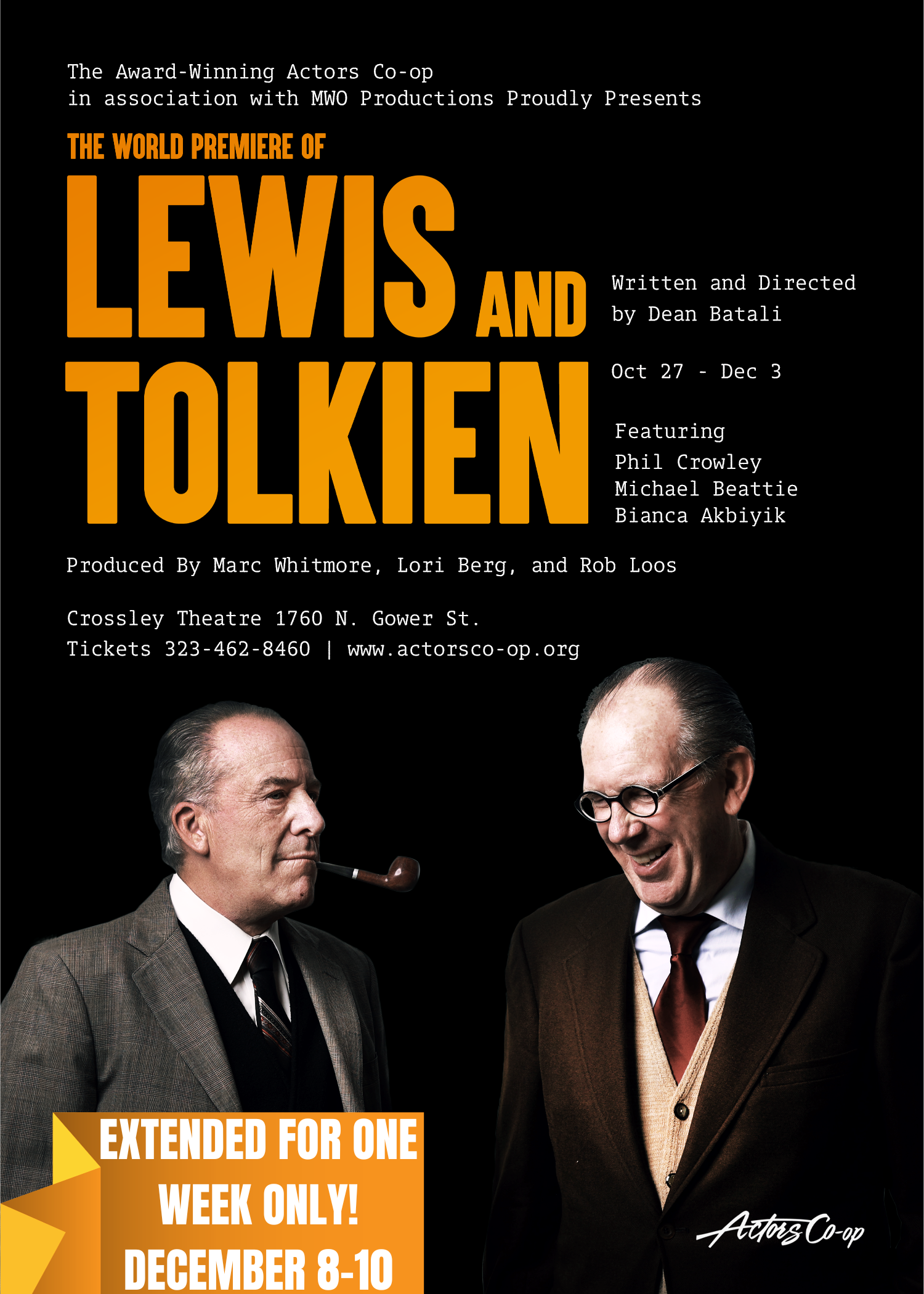 Lewis and Tolkien — Actors Co-op Theatre Company
