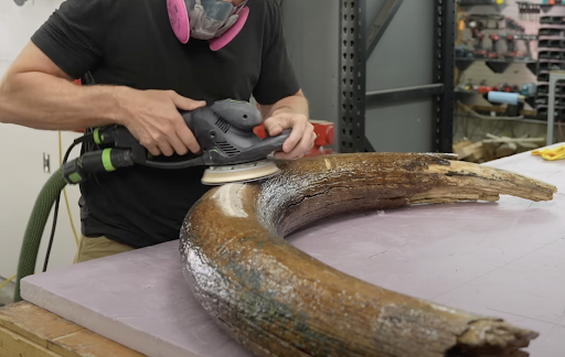 Restoring an Irreplaceable Prehistoric Mammoth Tusk — Blacktail Studio
