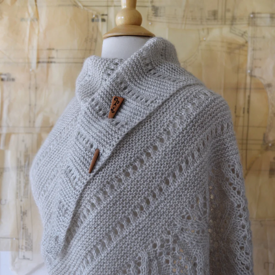 New Pattern: Enallagma Shawl — Blue Peninsula