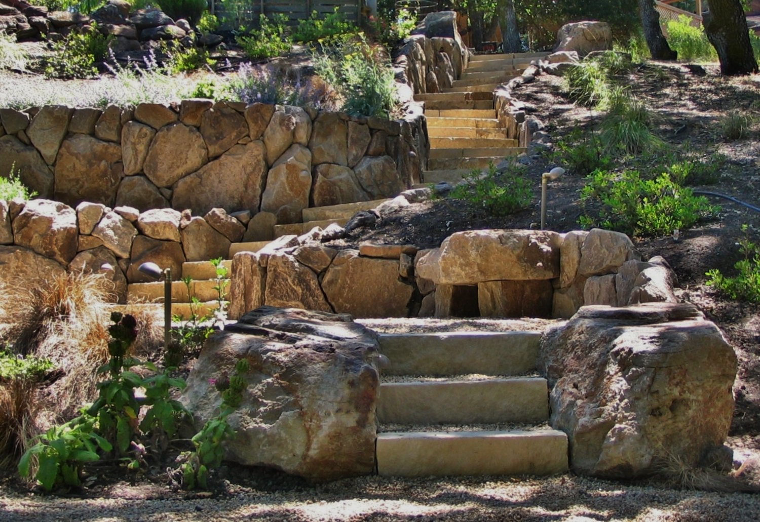 Stone Steps — Michael's Landscape Construction