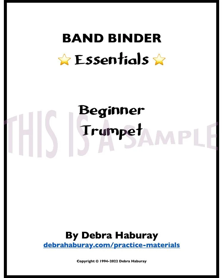 BAND BINDER ESSENTIALS — Debra Haburay