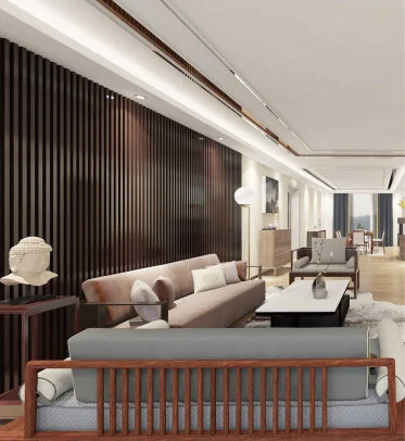 Fluted wall panels Singapore — Chroma Furnishing