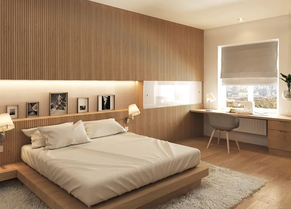 Fluted wall panels Singapore — Chroma Furnishing