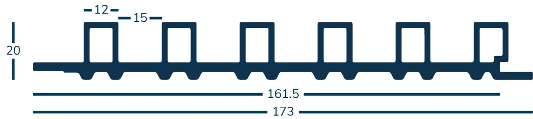 Fluted panels for wall cladding Singapore — Chroma Furnishing