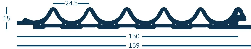 Fluted panels for wall cladding Singapore — Chroma Furnishing