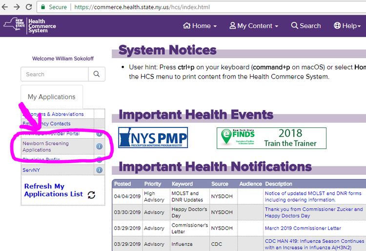 Access IMDS — The Children's Hospital at Montefiore