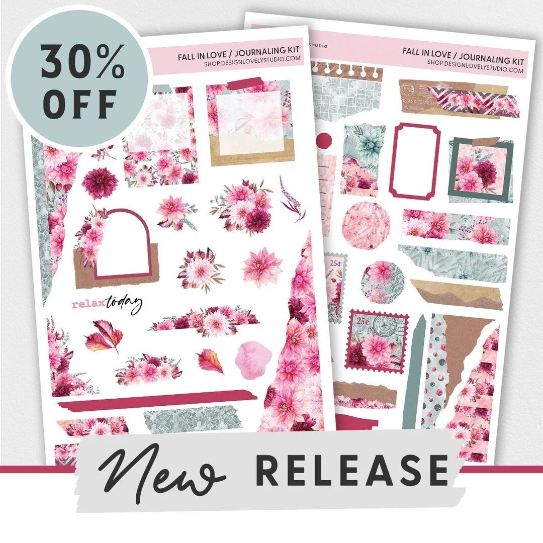 Free Printable Planner Girl Stickers — Design Lovely Studio