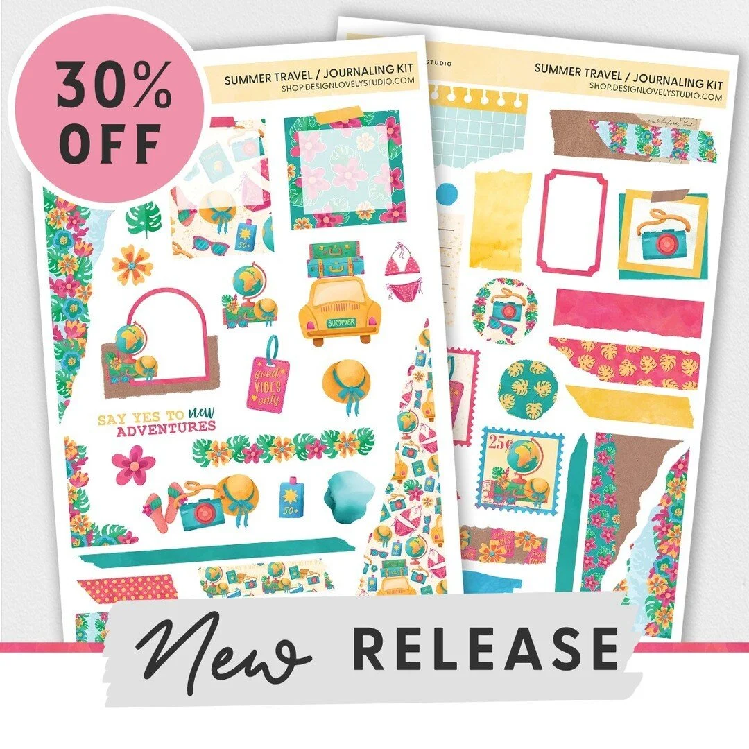 Free Printable Planner Girl Stickers — Design Lovely Studio