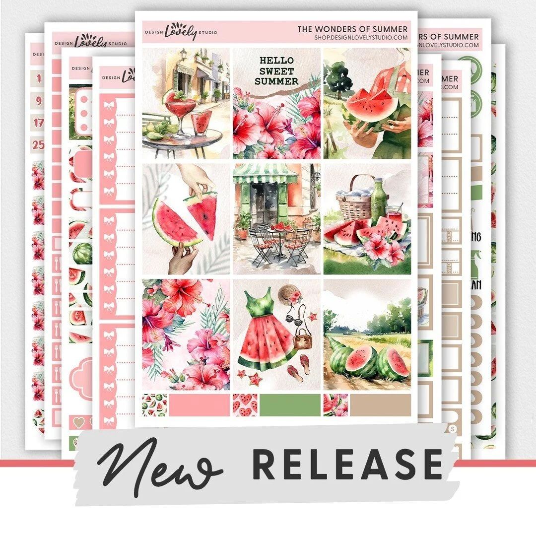 Free Printable Planner Girl Stickers — Design Lovely Studio