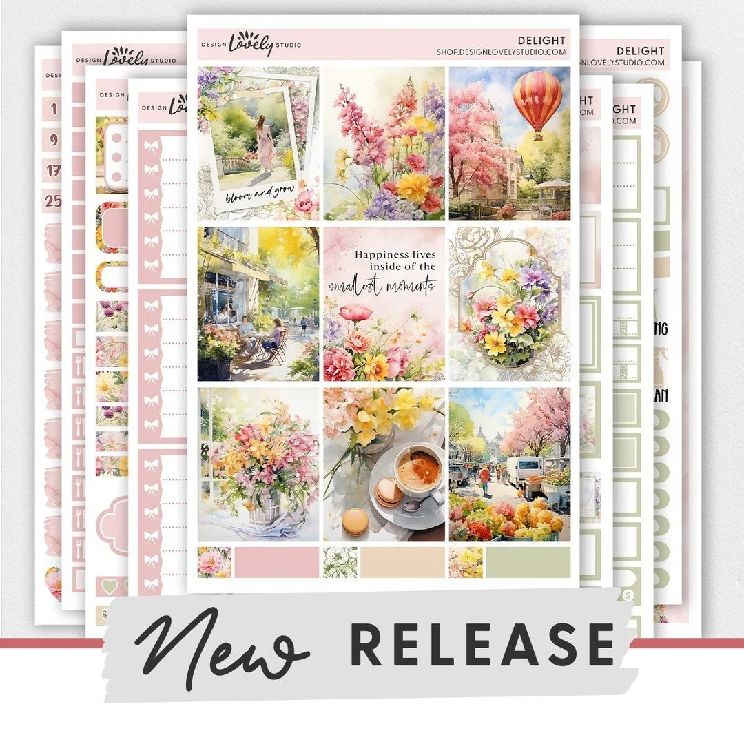 Free planner stickers — Design Lovely Studio