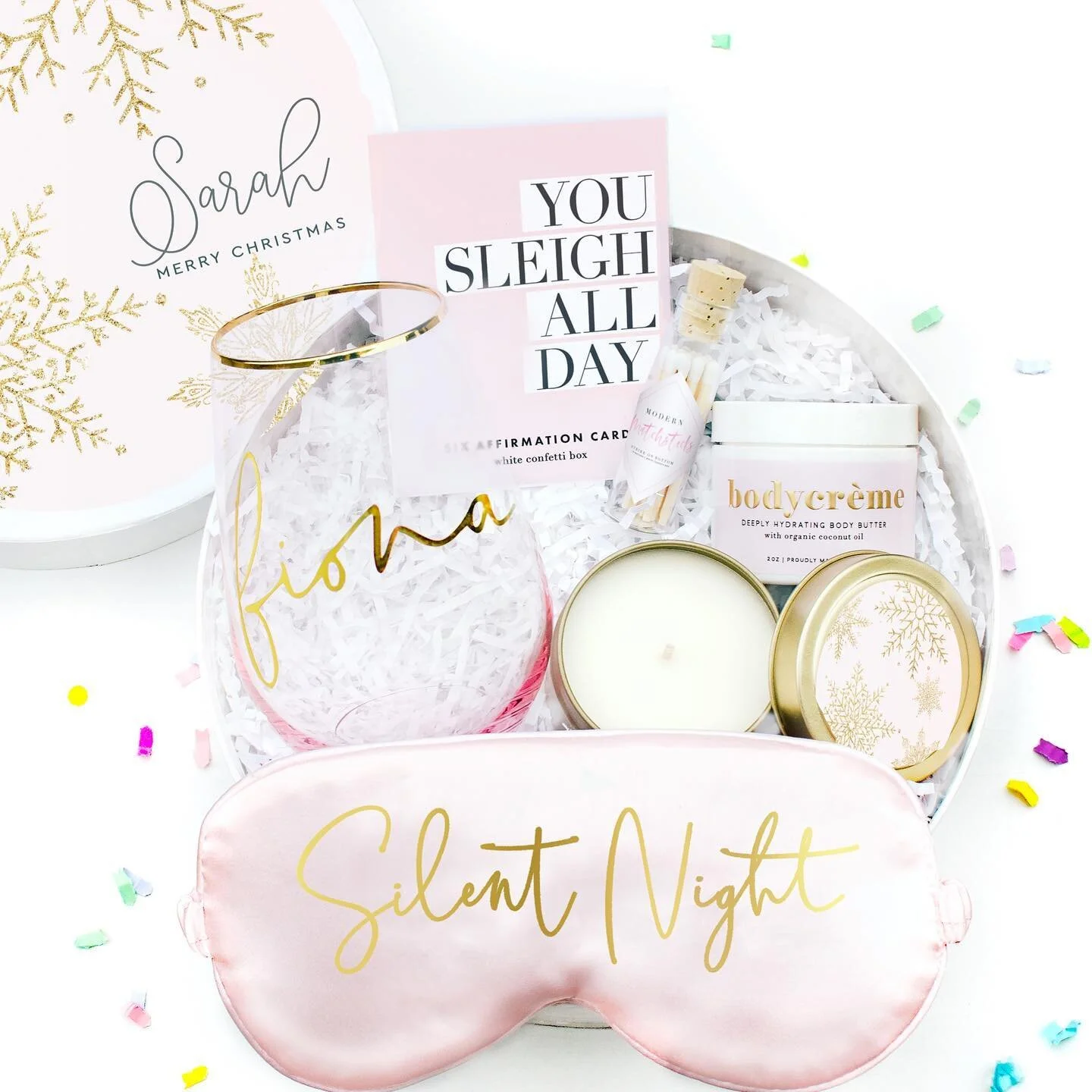 White Confetti Box - Modern Stylish Gift Boxes