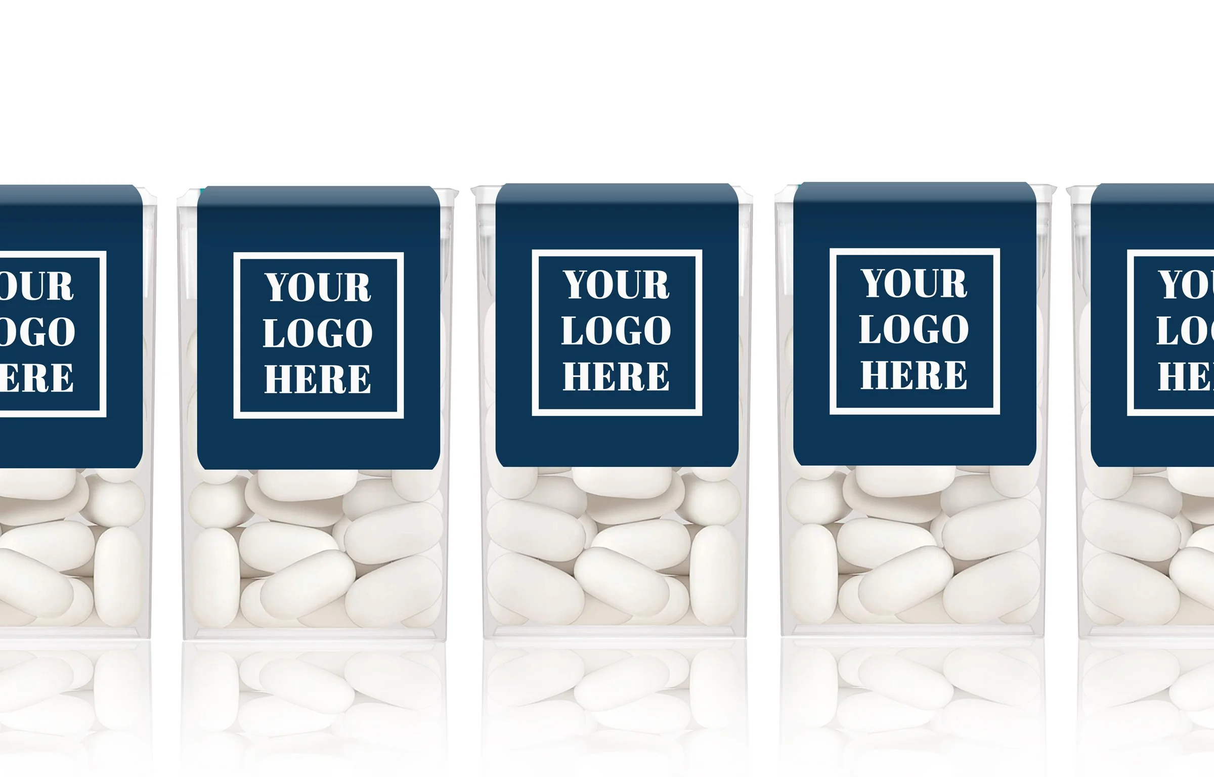 Logo- Mint Labels — White Confetti Box