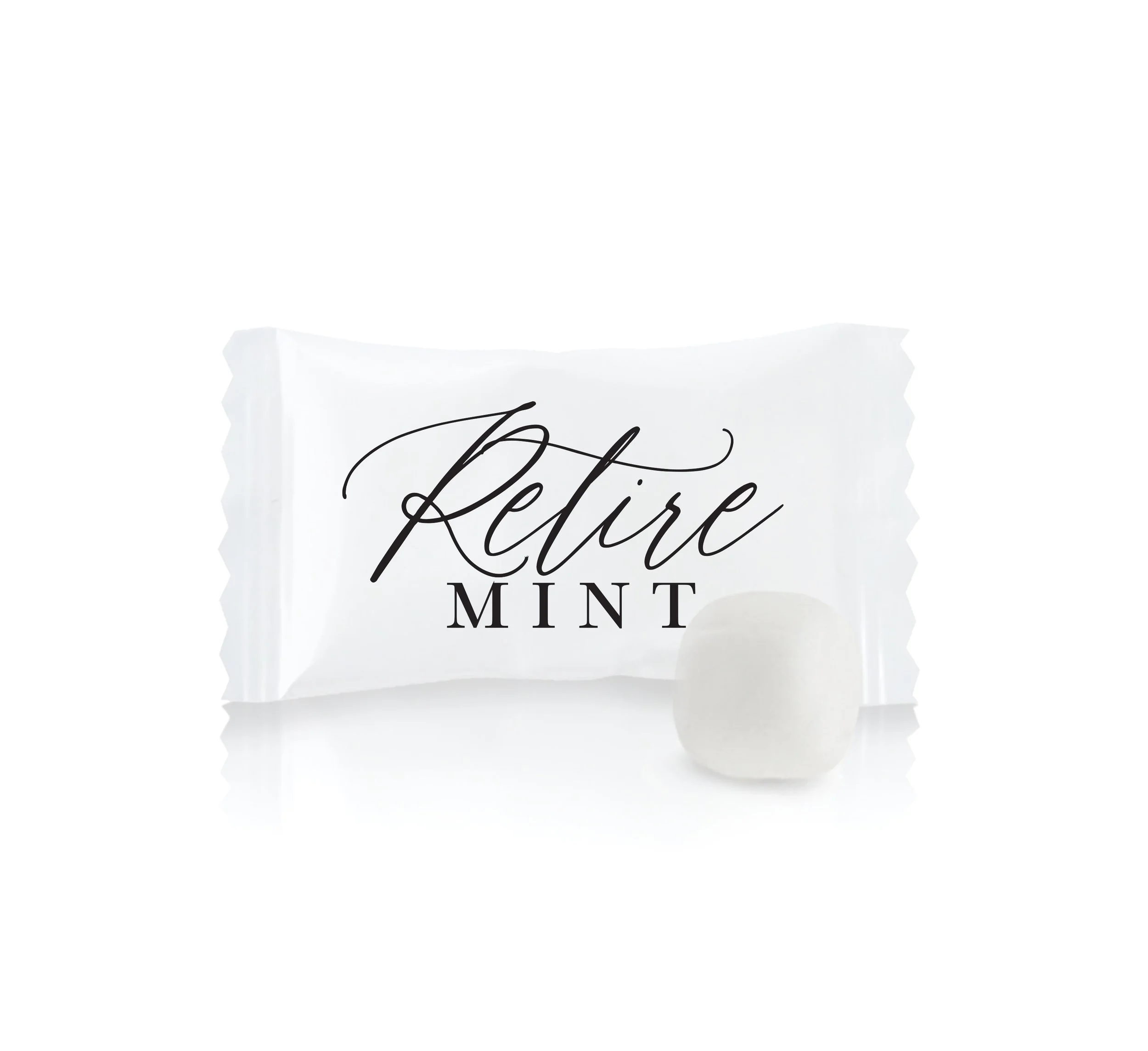 Retiremint - Generic Mints (SET OF 100) — White Confetti Box