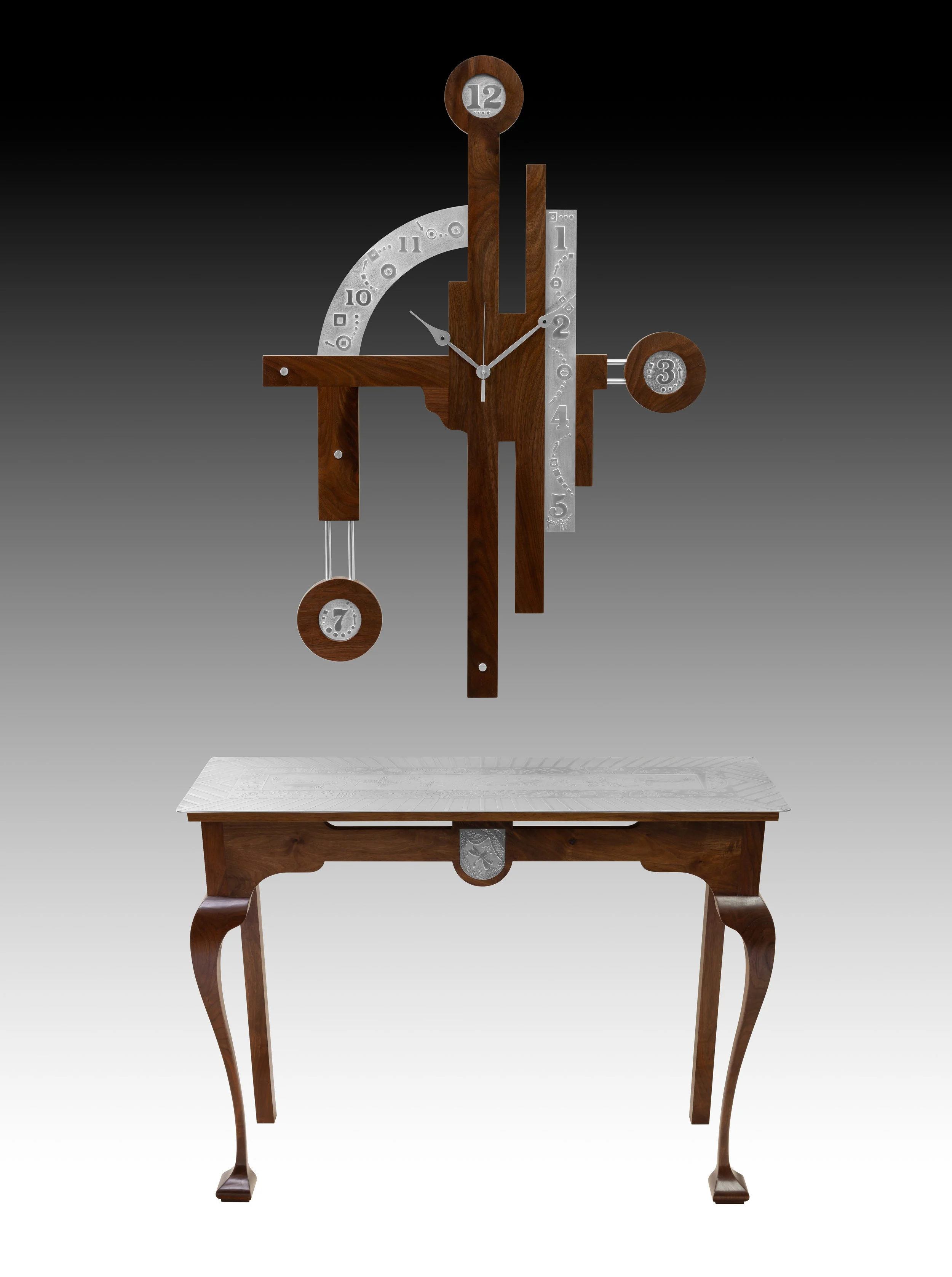 Wall and modern floor model clocks — Jacob Rogers Art