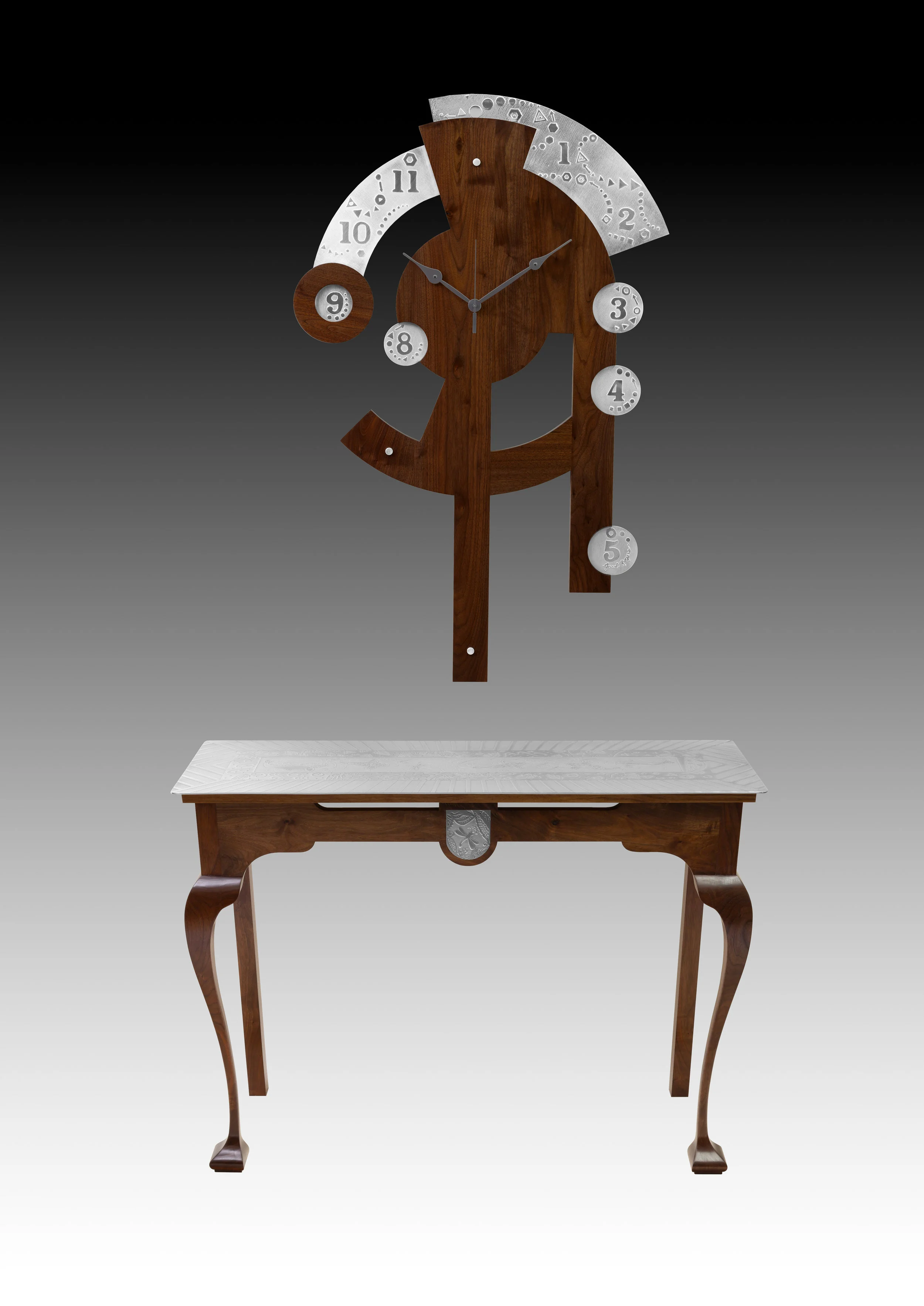Wall and modern floor model clocks — Jacob Rogers Art