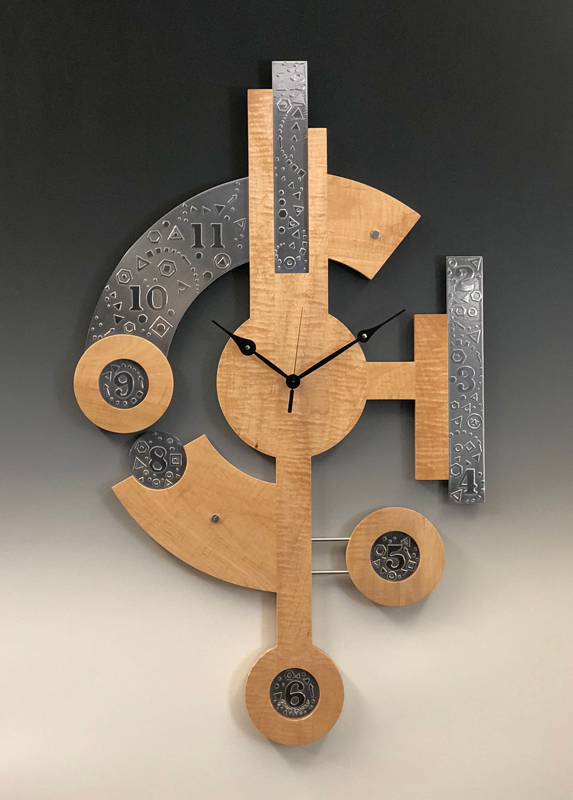 Wall and modern floor model clocks — Jacob Rogers Art