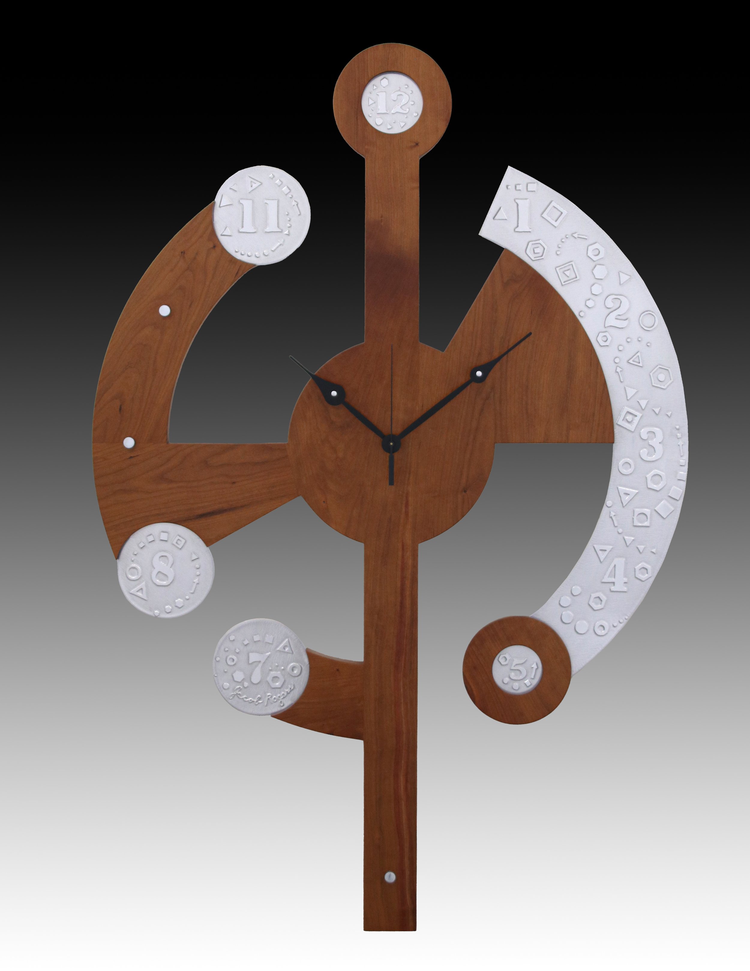 Wall and modern floor model clocks — Jacob Rogers Art