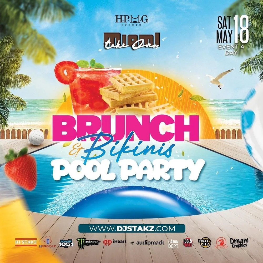 Brunch and Bikinis Pool Party — Its Ashley JAE