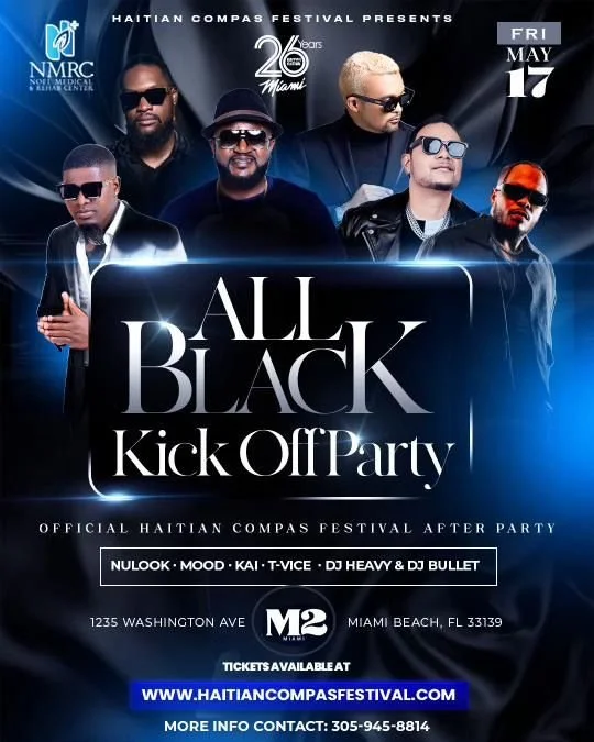 Haitian Compas Festival's All Black Kick-Off Party — Its Ashley JAE