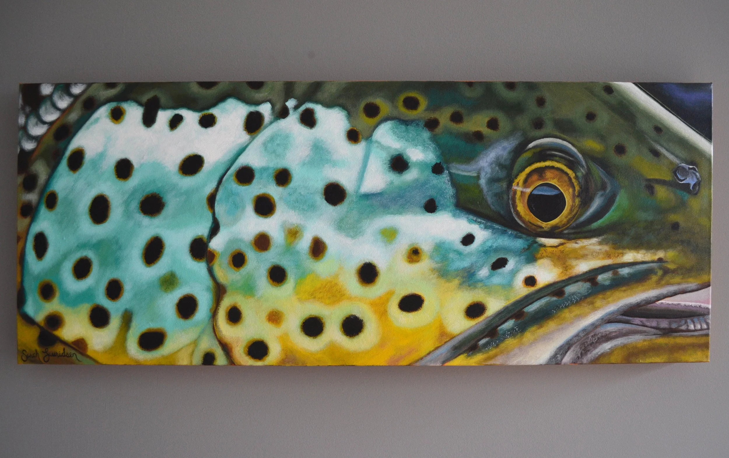 Trout Skin Painting