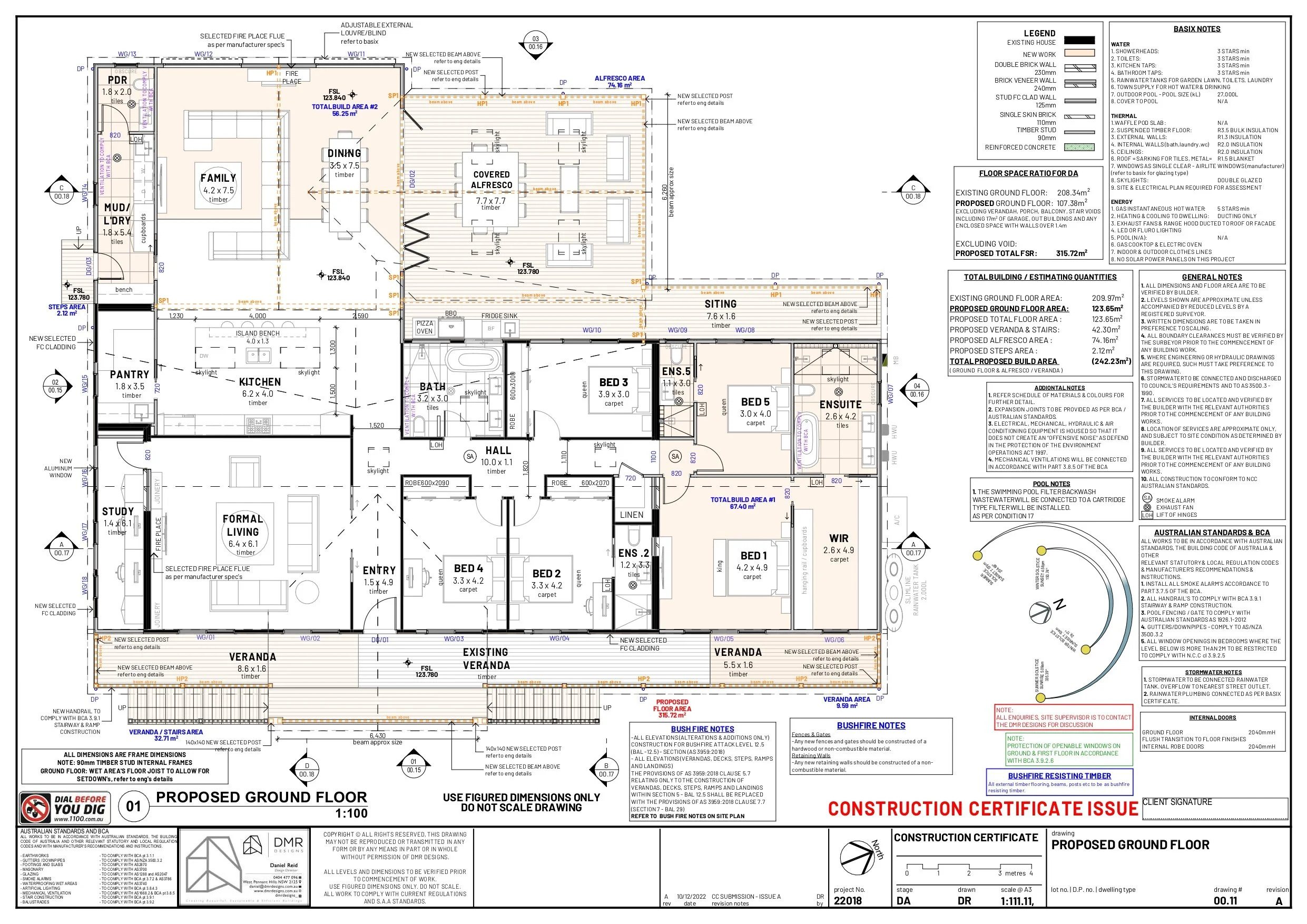 DA/CC Example - Hampton House Renovation - DMR DESIGNS — DMR Designs ...