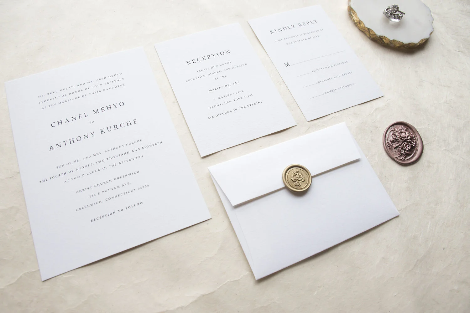 The Chanel Wedding Invitation Design by Creationari Graphic Design ...