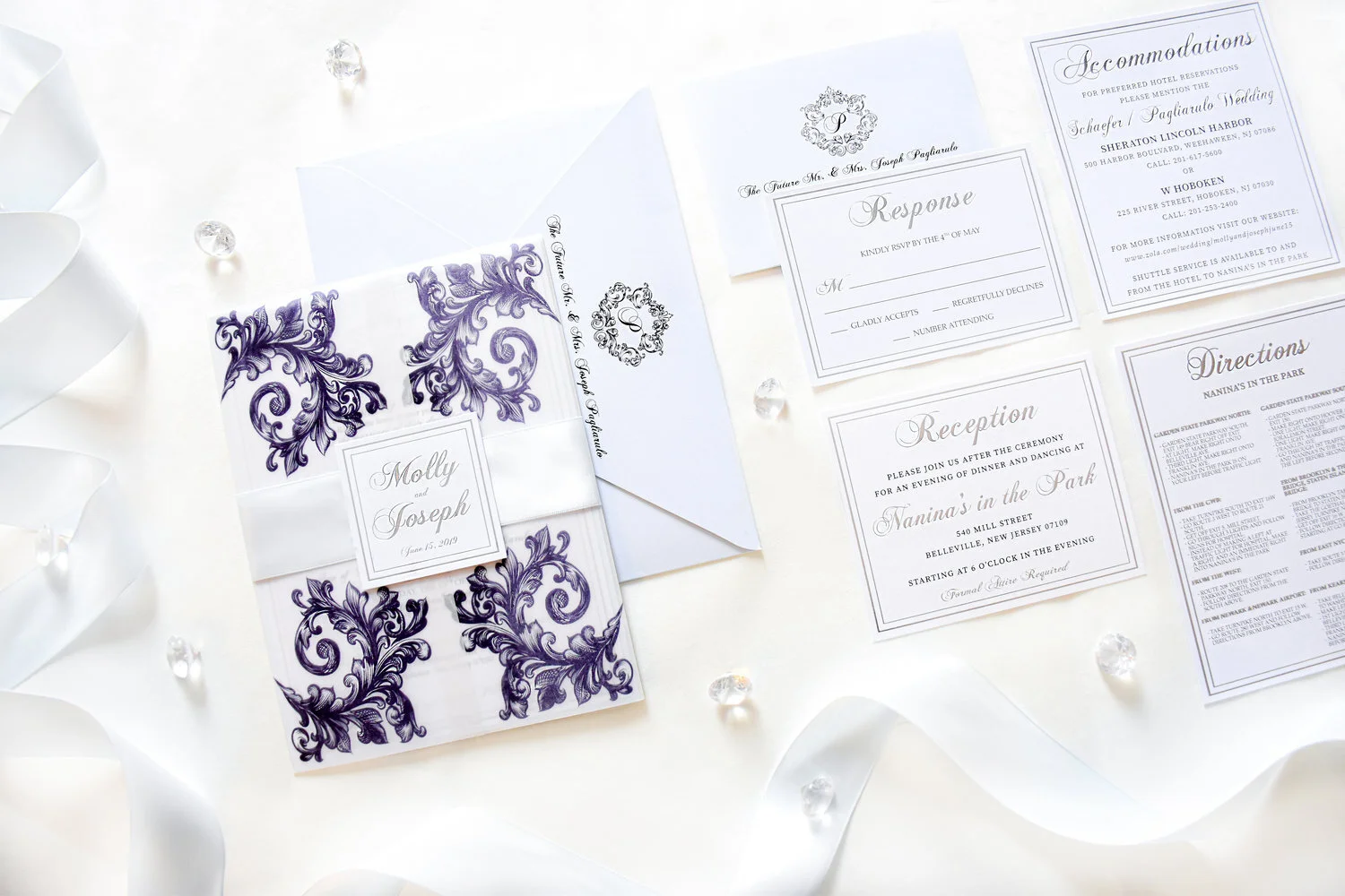Custom Wedding Invitations Company in NJ by Creationari in Northern New ...