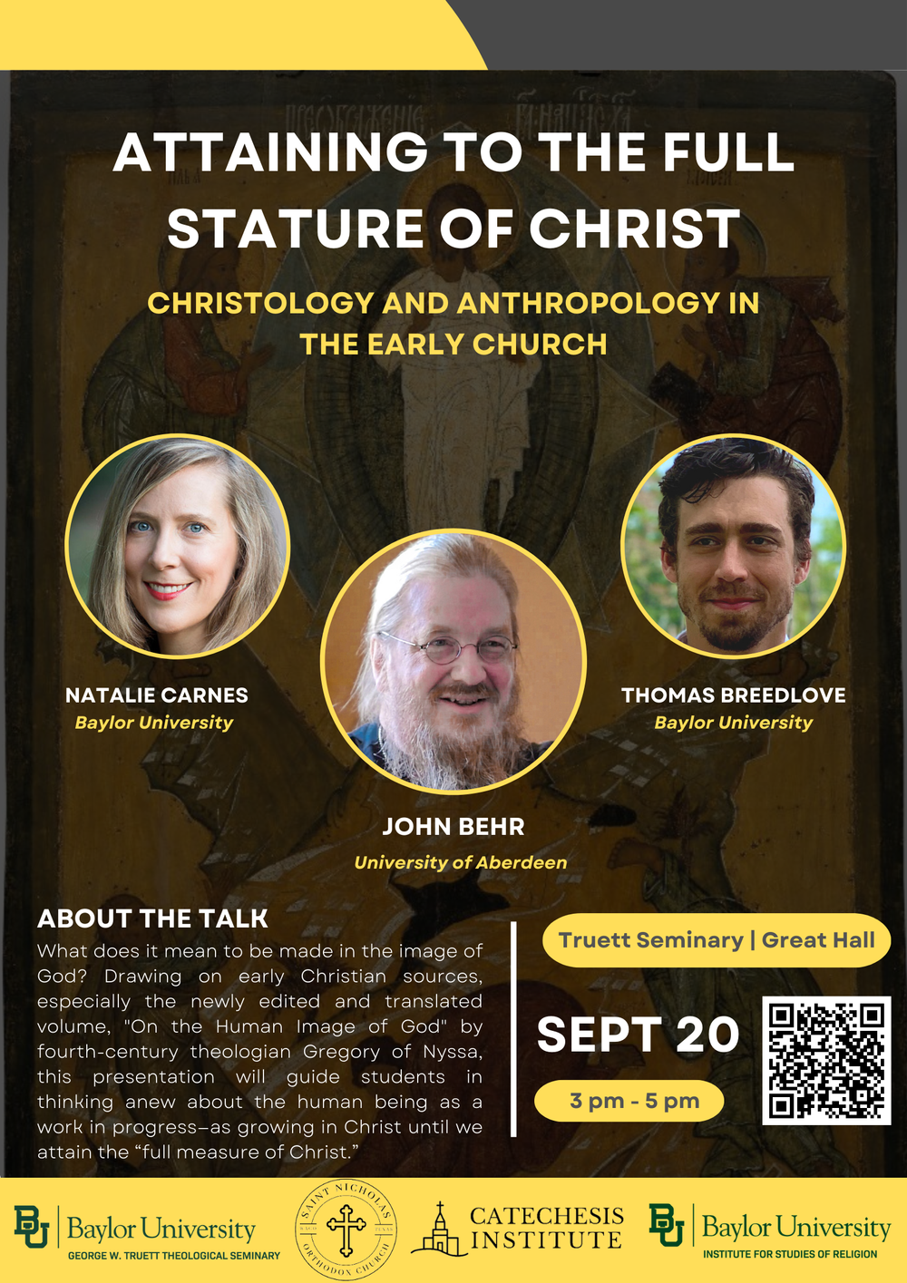 Attaining to the Full Stature of Christ, with Rev. Prof. John Behr, Dr. Natalie Carnes, and Dr ...