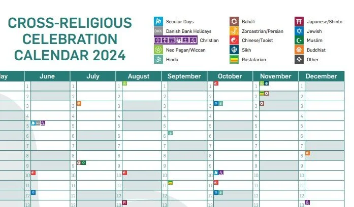 Få overblik over alle religiøse mærkedage i 2024 — SEA HEALTH & WELFARE