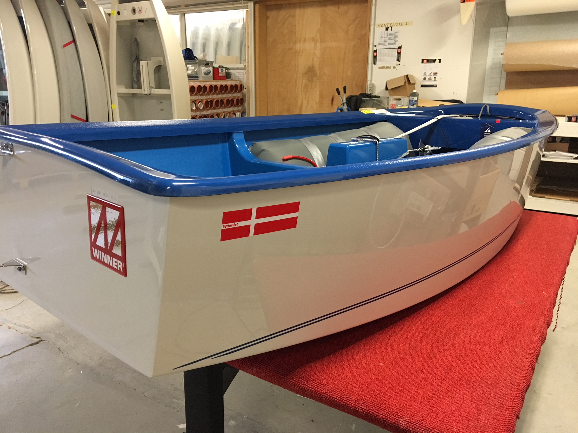 Manufacture of Winner Optimist – Optimists Made in Denmark