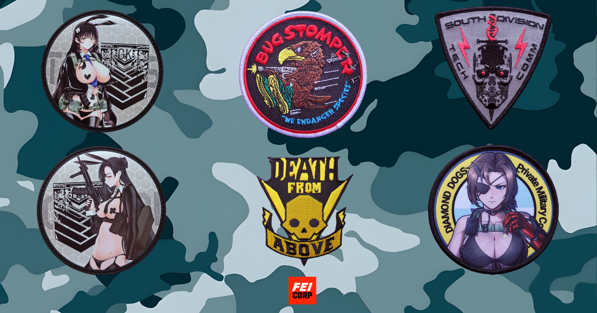 FEI Corp - Video Game & Anime Morale Patches