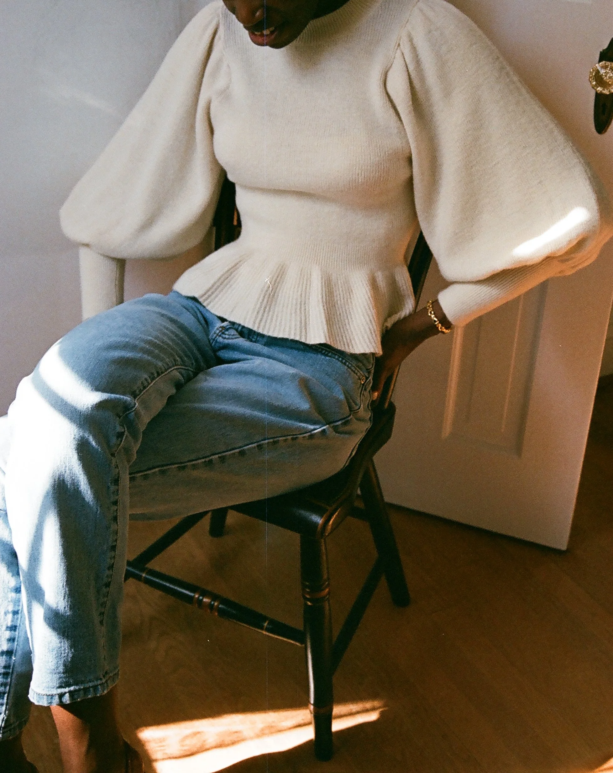 Claudine Sweater / Cream — Lucia Zolea