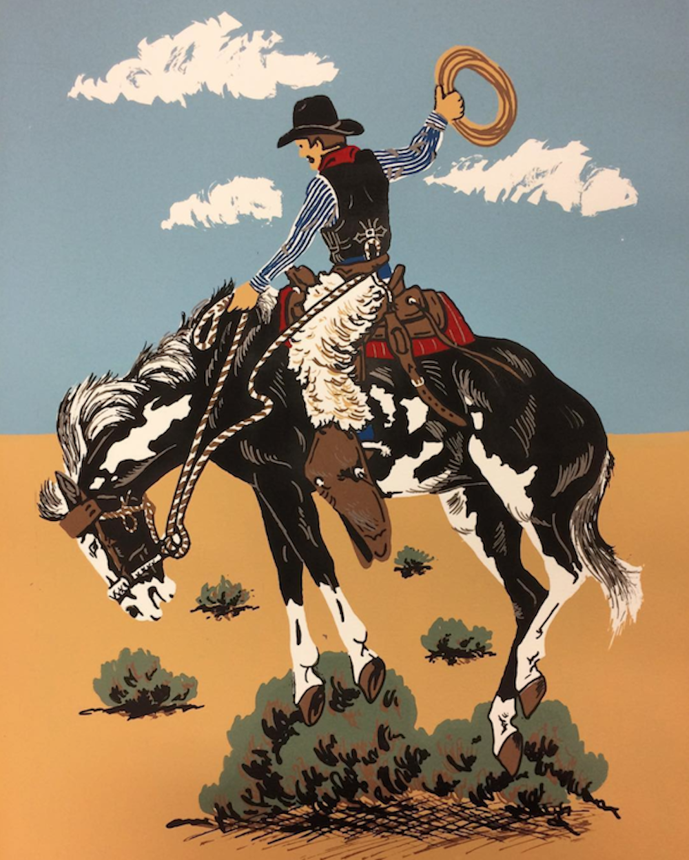 Buckaroo Man — Clara Smith Art and Design