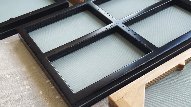 Papermaking Mould and Deckles — SHare Studios