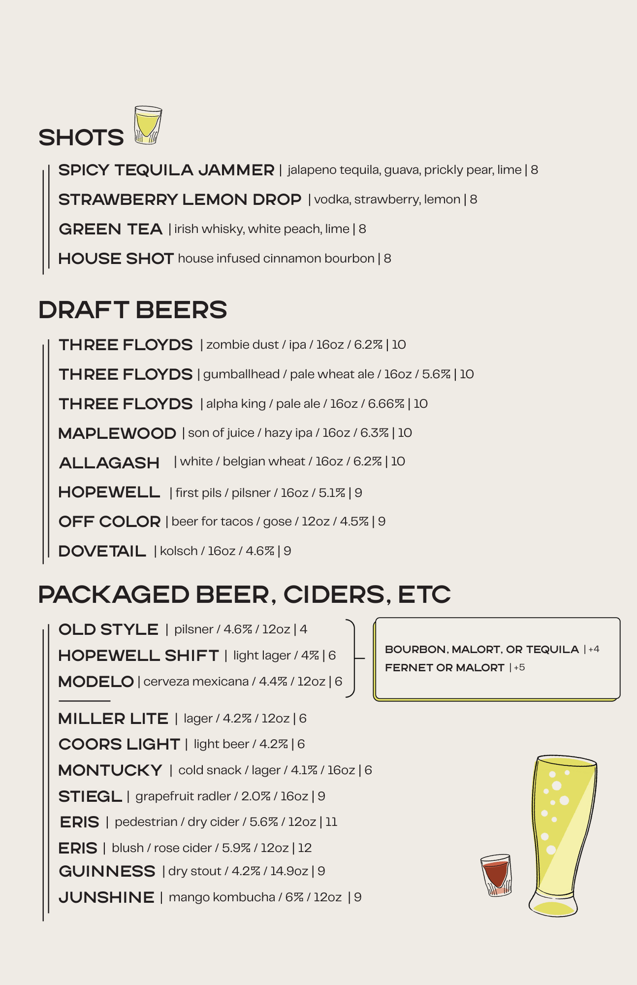 QR Code Menu — Lone Wolf Tavern