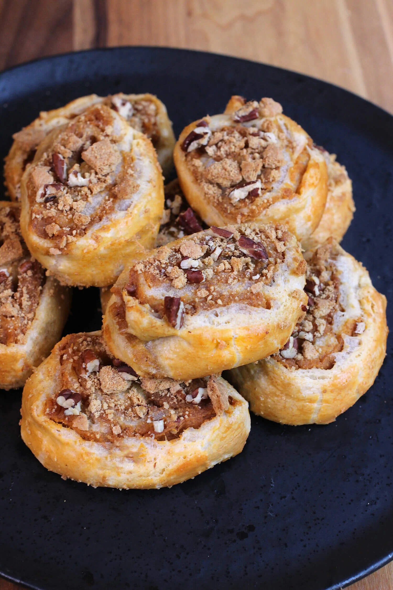 Candied Sweet Potato Pinwheels-Coffee And Champagne
