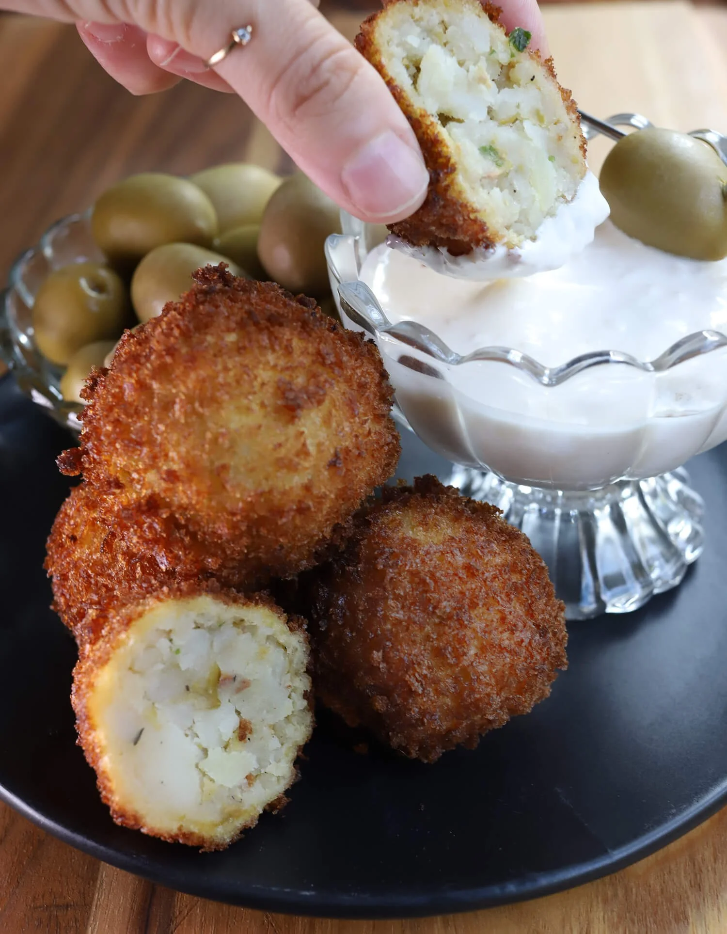 Olive And Potato Croquettes-Coffee And Champagne